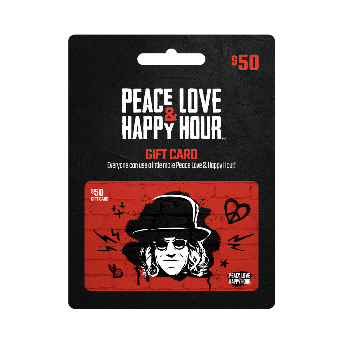Gift Card – Peace Love and Happy Hour